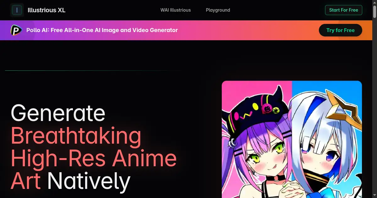 Illustrious XL - High-Resolution Anime-Style AI Generation
